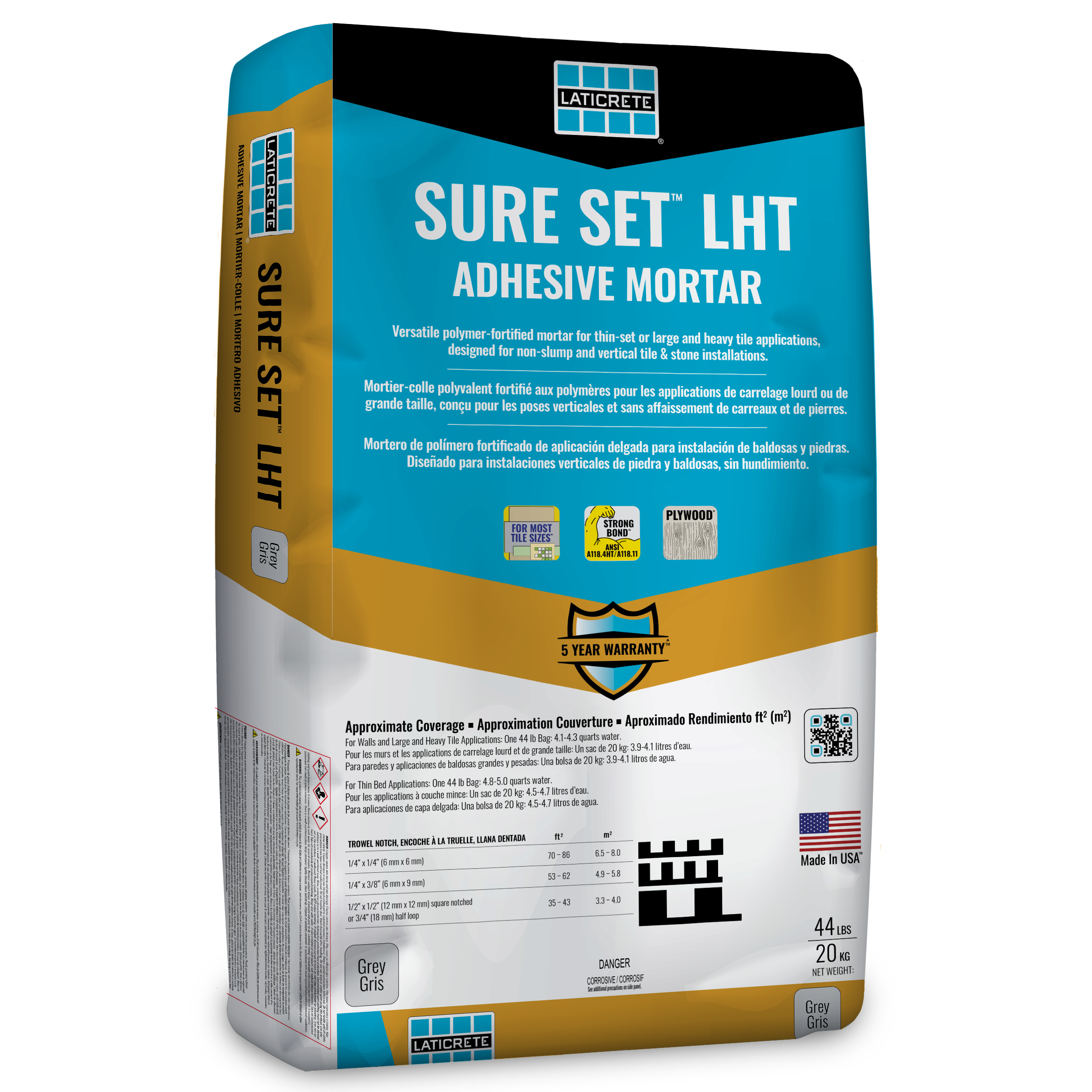 sure set lht product easy to use adhesive mortar for floors and walls thin bed and large heavy ...